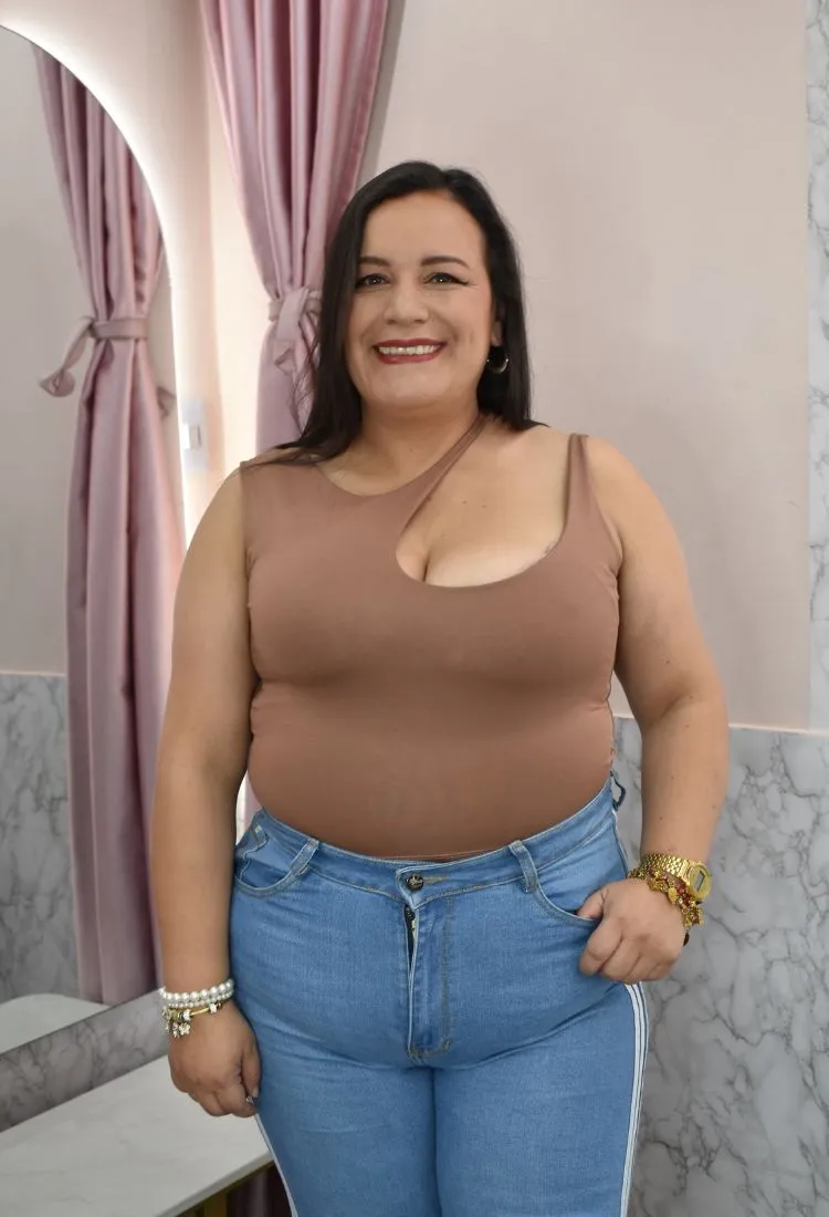 Bivi Top Niki Café - Bivi Plus size